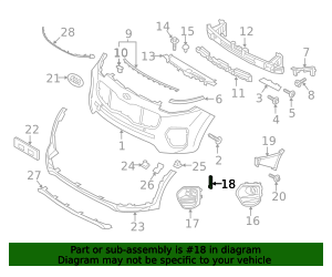 86578-D9200 - Fog Light Bracket 2020-2022 Kia Sportage | Kia.Parts Store