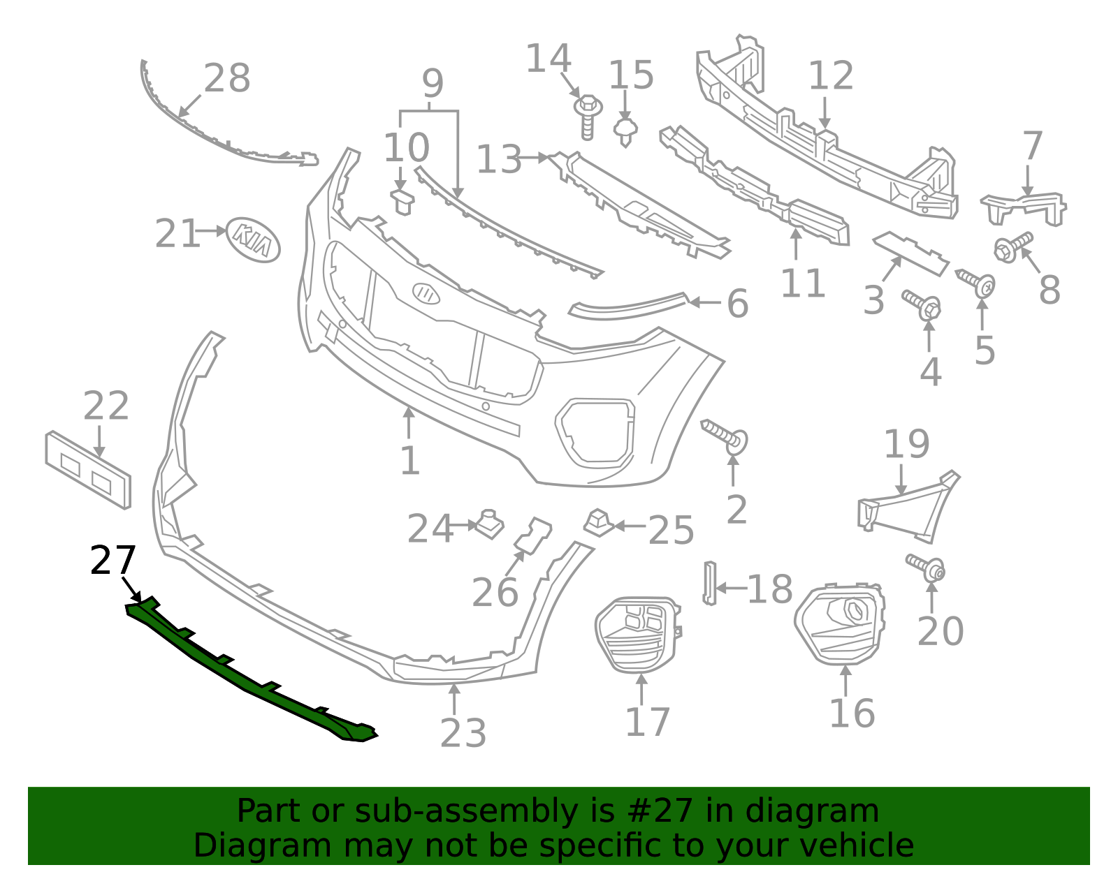 2020-2021 Kia Sportage Skid Plate 86565-D9LA0 | OEM Parts Online