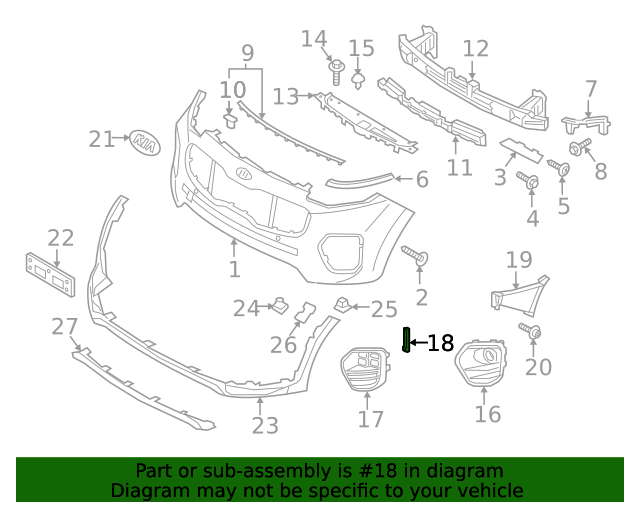 2020 Kia Sportage Bracket - Passenger Side (RH) 86578-D9200 ...