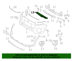 86361-D9100 - Sight Shield 2020-2022 Kia Sportage | Genuine Kia Parts