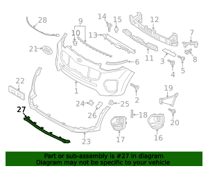 2020-2021 Kia Sportage OEM NEW 2020 Kia Sportage Front Bumper Skid ...