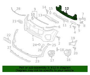 86631-D9510 - Impact Bar 2020-2022 Kia Sportage | Kia.Parts Store