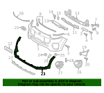 86512-D9LA0 - Valance Panel 2020-2022 Kia Sportage | Kia.Parts Store