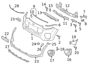 2020-2022 Kia Sportage Bumper Cover 86511-D9500 | QuirkParts