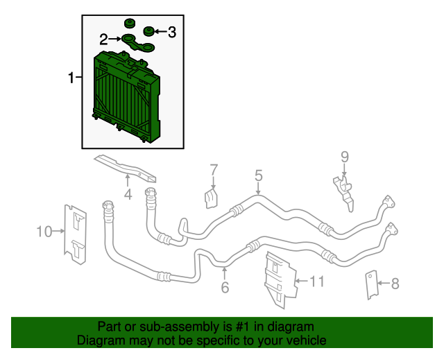 17217572542 - 2009-2019 BMW Oil Cooler (17-21-7-572-542) | BMW of South ...