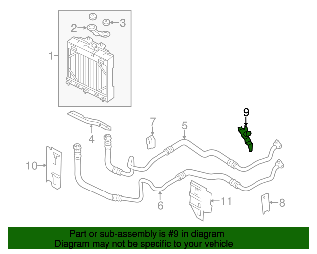 Genuine BMW 17-22-7-586-893 | Outlet Pipe Rear Bracket | FREE Shipping ...