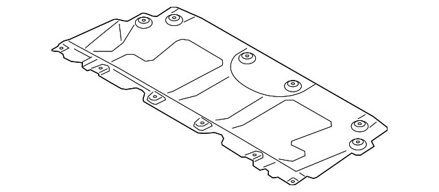 Genuine BMW 51-75-7-447-194 | Center Shield | FREE Shipping on Most ...