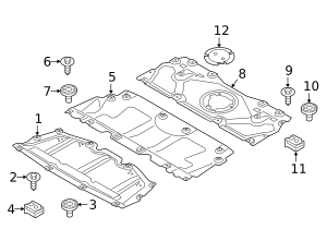51757340857 - 2019-2024 BMW Under Cover (51-75-7-340-857) | BMW of ...