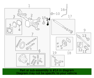 2018-2020 Jeep Shaft Seals - Passenger Side (RH) 68396635AA ...