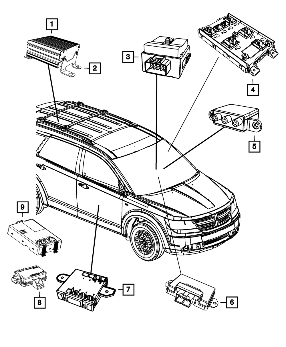 56030361AG - Drive Train Control Module 2011-2019 Dodge Journey | Big 3 ...