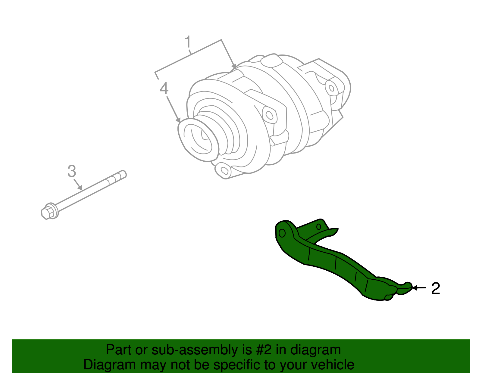 2003-2008 Infiniti Alternator Adjust Bracket 11715-AL51A | Grand ...