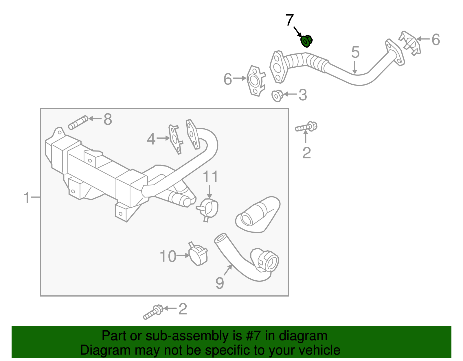 10226-08007K - Mnfd W/Converter Nut 2012-2024 Kia | Kia.Parts Store