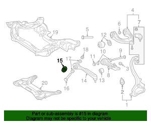 2003-2020 Mercedes-Benz Lateral Arm Bushing 211-333-29-14-64 ...