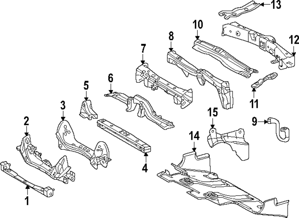 51204-0C190 - 2023-2024 Toyota Sequoia - Center Cross-Member | Discount ...