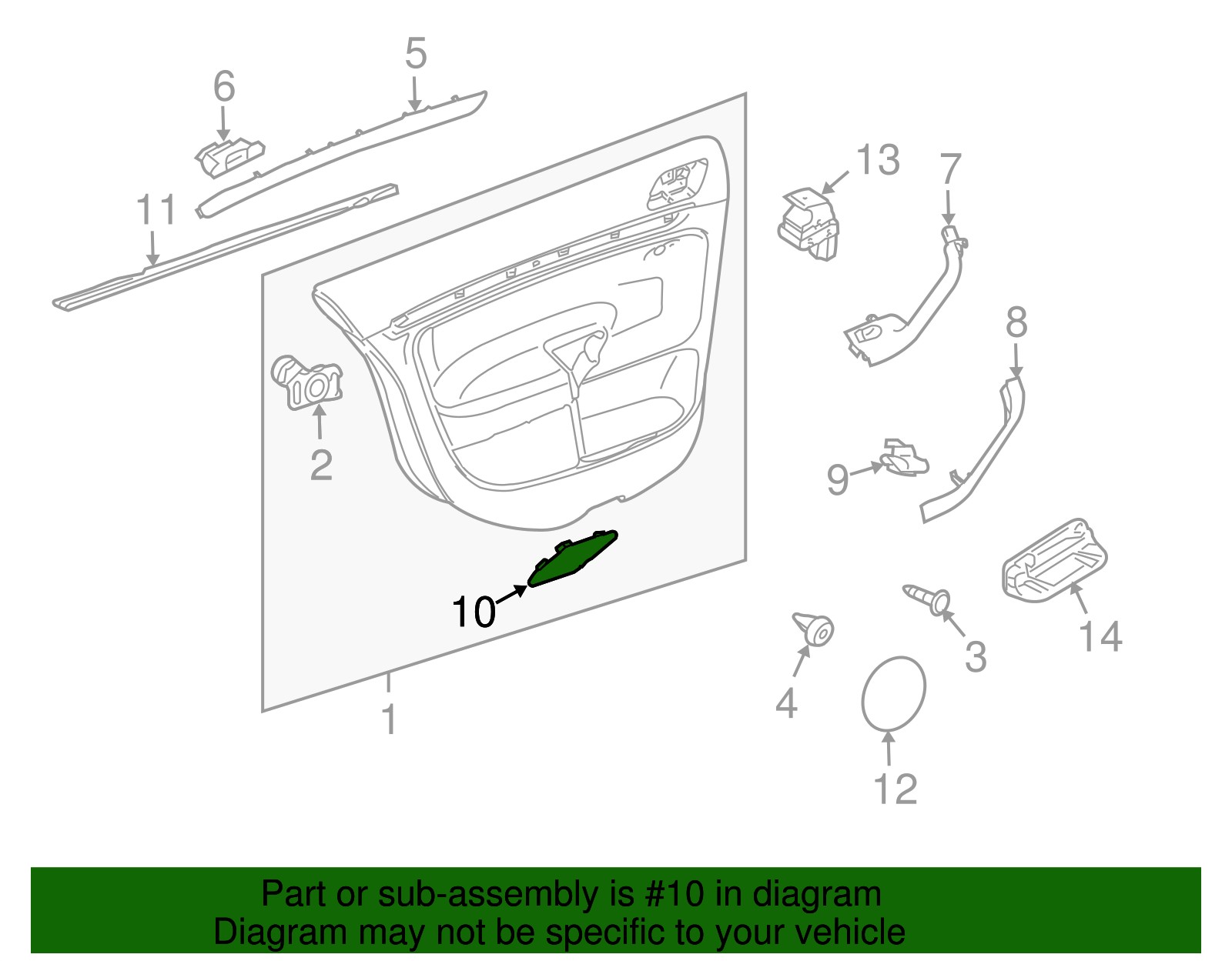 1K1-868-158-82V - Speaker Cover 2010-2014 Volkswagen Jetta | AutoNation ...