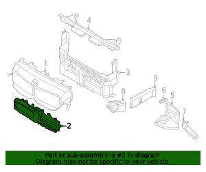 51135a48f44 - 2020-2023 BMW Radiator Shutter Assembly (51-13-5-A48-F44 ...