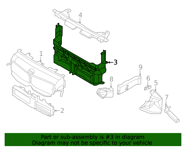 Genuine BMW 51-74-5-A48-F42 | Mount Frame | FREE Shipping on Most ...