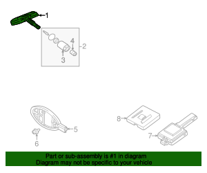 Jaguar OEM TPMS Sensor Part# C2D47173 | OEM Vehicle Parts