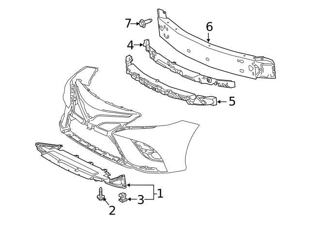 52021-06170 - Impact Bar - 2021-2023 Toyota Camry | OEM Genuine Toyota ...