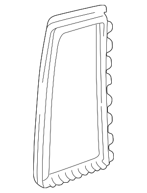 68188-42020 - Door Seal - 2001-2005 Toyota RAV4 | OEM Genuine Toyota Parts