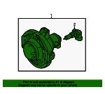 2017-2020 Jeep Grand Cherokee Fog Lamp Assembly - Driver's Side (LH ...