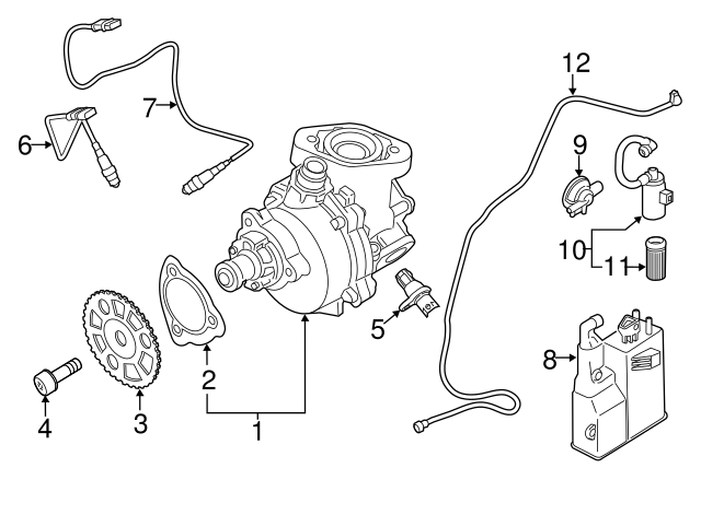 Genuine BMW 11-66-7-611-115 | Vacuum Pump | FREE Shipping on Most ...