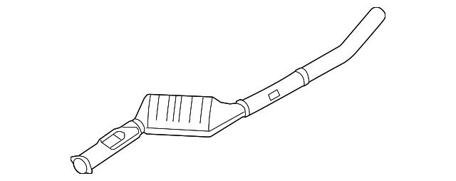 18308509753 - 2009-2013 BMW X5 Rp Exhaust Pipe Catalytic Co 182029 (18 ...