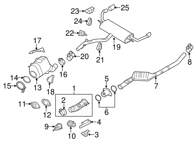 2009-2013 BMW X5 Tail Pipe Extension 18-30-7-599-189 | OEM Parts Online