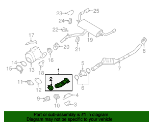 Genuine BMW 18-30-7-808-016 | Front Pipe | FREE Shipping on Most Orders ...