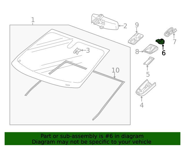 84466321 GM Windshield Outside Moisture, Ambient Light, and Humidity ...