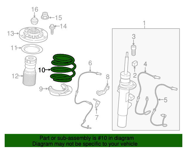 Genuine BMW 31-33-6-787-143 | Coil Spring | FREE Shipping on Most ...