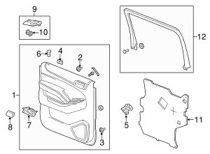 2015-2024 GM Multi-Purpose Clip 11546950 GM | GMPartsDirect.com