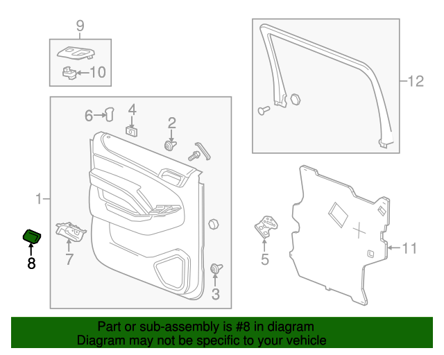 13596118 - OEM GM COVER KIT GMPartsCenter.net | GM Parts Center