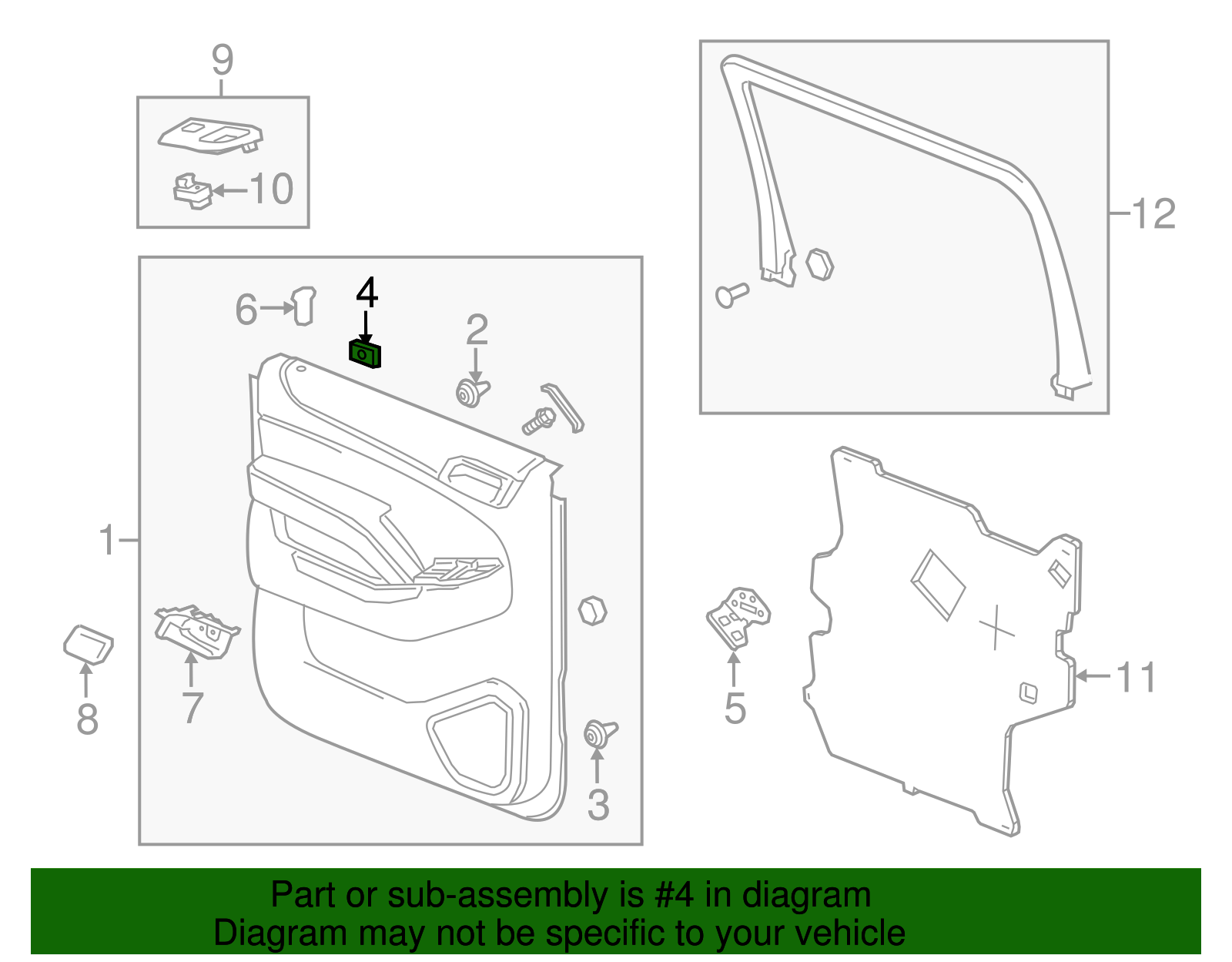 2015-2025 GM Multi-Purpose Clip 11546950 GM | GMPartsDirect.com