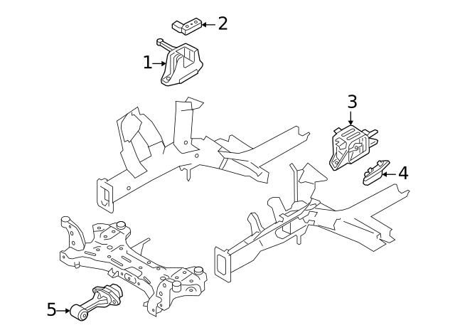 Genuine Torque Arm for 2022-2023 Hyundai Kona | Part# 21950-Q5000 ...