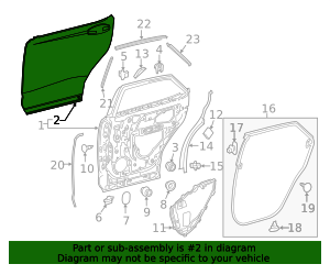 Lexus OEM Outer Panel Part# 67114-48080 | OEM Vehicle Parts