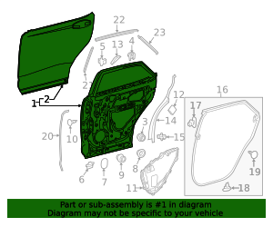 Lexus OEM Door Shell Part# 67003-48230 | OEM Vehicle Parts