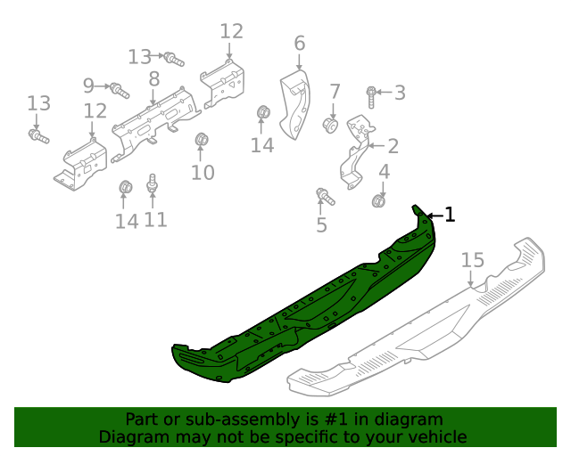 2021 Ford Bronco Bumper M2DZ-17906-AA | QuirkParts