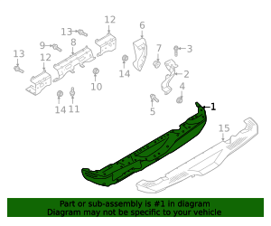 2021 Ford Bronco Bumper M2DZ-17906-AA | QuirkParts