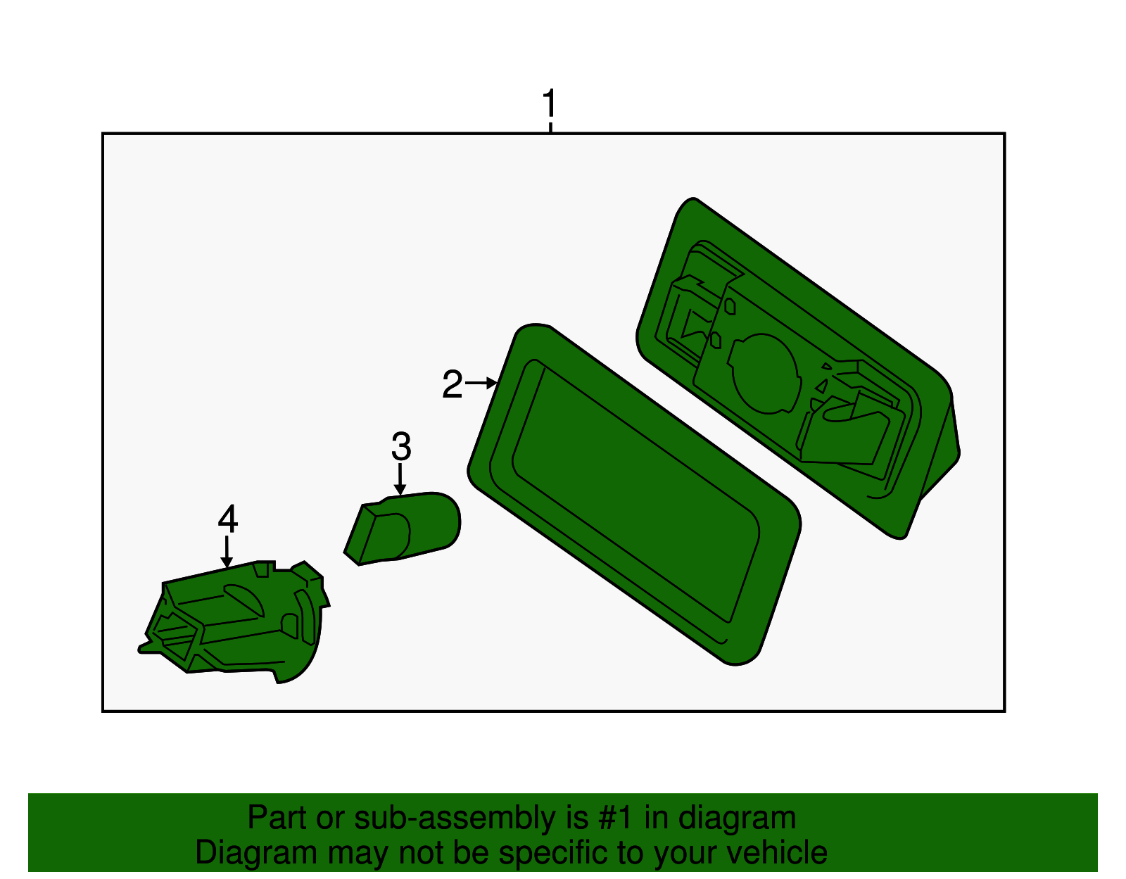 2011-2020 Infiniti License Lamp 26510-8991B | Infiniti OEM Parts Online