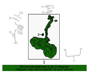 213-470-33-02 - Fuel Tank 2019-2023 Mercedes-Benz | Mercedes-Benz USA Parts