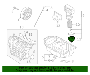 26315-2J000 - Engine Oil Filter Housing Cover 2021-2025 Kia | Kia.Parts ...