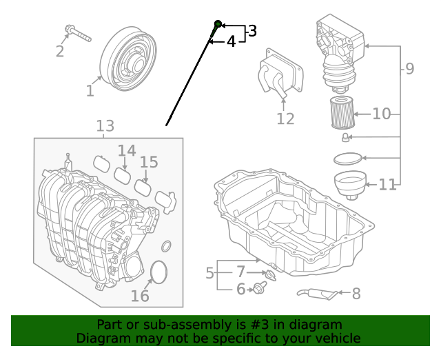 26611-2S100 - Engine Assembly Sub - 2021-2023 Kia | Kia Auto Parts