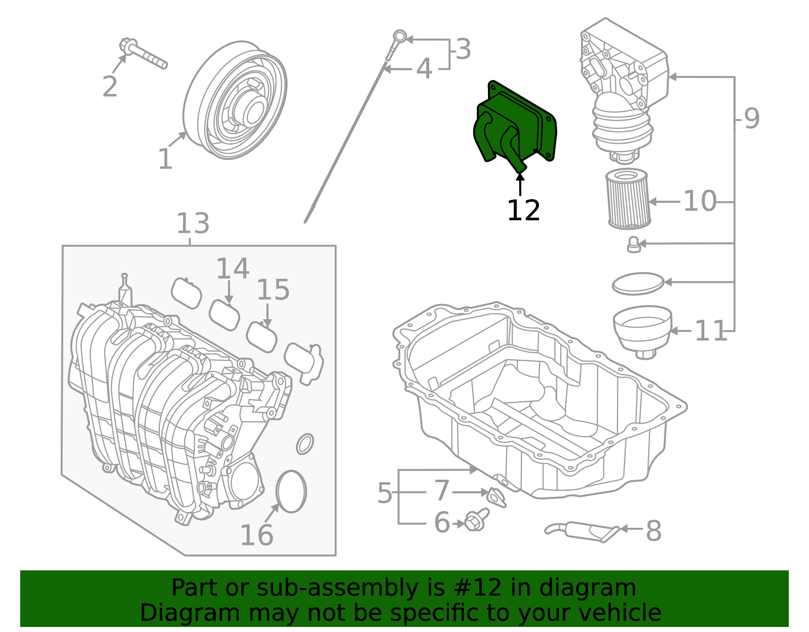 26410-2S000 - Oil Cooler 2021-2024 Kia | Kia.Parts Store