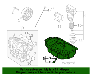21510-2S100 - Oil Pan 2021-2022 Kia | Kia.Parts Store