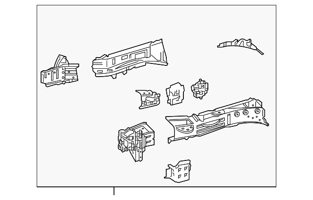 57027-06906 - Rail Assembly 2018-2025 Toyota | Longo Toyota Parts