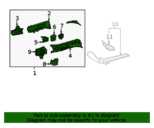 2018-2024 Toyota Rail Assembly 57028-06906 | Toyota Parts Center