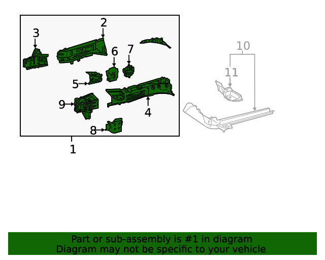 57028-06906 - Rail Assembly - 2018-2024 Toyota | Nucar Toyota of North ...