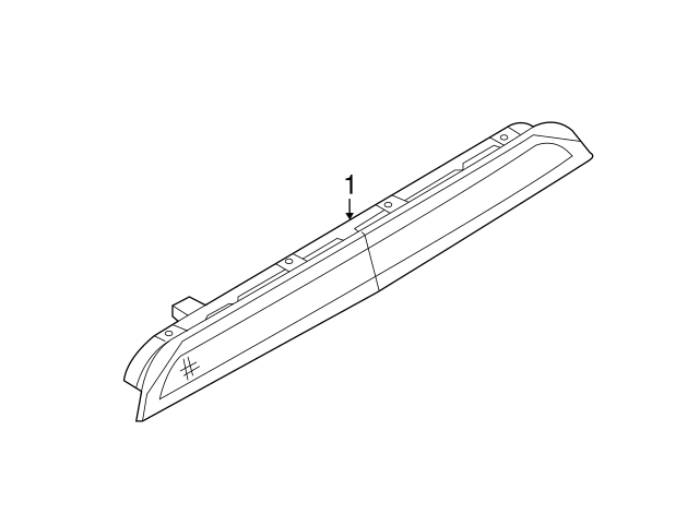 2013-2016 Mazda CX-5 High Mount Lamp KD53-51-580B | TascaParts.com