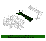 2016-2023 Toyota Tacoma Cowl Grille 55708-04072 | Toyota Parts Center